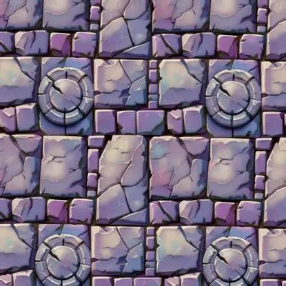 Handpainted Brown Stone Floor Seamless Texture Handpainted Brown Stone Floor Seamless Texture