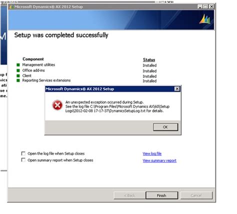 Microsoft Dynamics Ax 2012 Setup