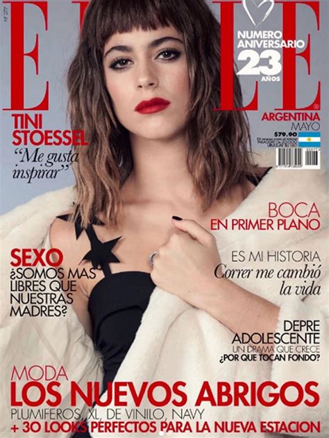 Tini Stoessel Posó Para Una Revista Y Se Animó Al Flequillo Stone Infobae