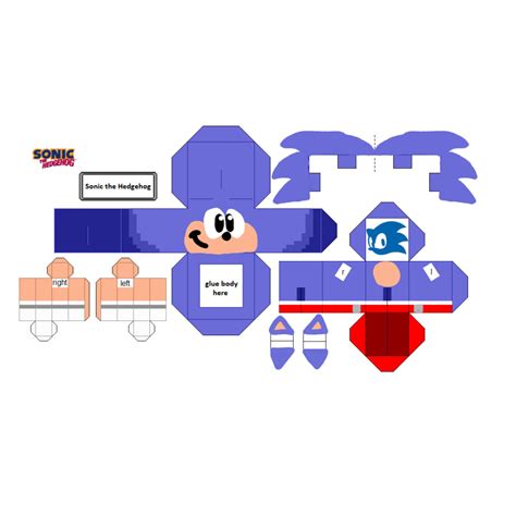 Sonic Papercraft