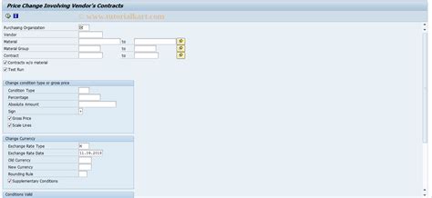 Mekr Sap Tcode Price Change Contracts