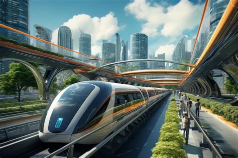 Premium Photo Innovative Transportation Infrastructure