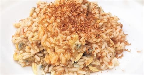 Babettes Gæstebud Clam Risotto With Grated Bottarga