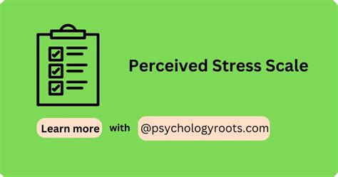 Perceived Stress Scale Psychology Roots