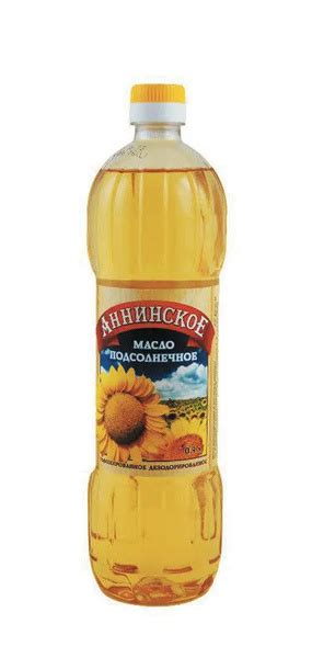 Масло подсолнечное Аннинское рафинированное 0.9л 3шт - купить с ...