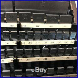 MACHINIST LATHE MILL Starrett Webber Gage Block Set R581A1 Machinist