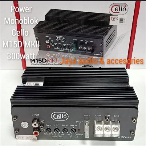 Jual Power Monoblok Cello M15D MKll Class 300watt Shopee Indonesia