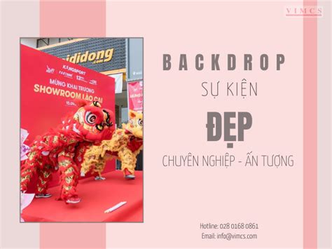 Mẫu Backdrop Sự Kiện Đẹp Chuyên Nghiệp Ấn Tượng Vimcs Marketing And Sale Service Agency