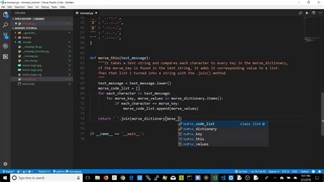 Morse Code Python Module List Comprehension If Name Main