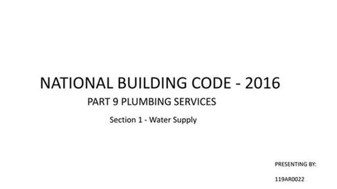The Plumbing Code Docx