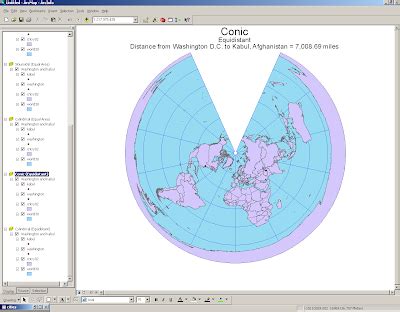 Adventures In Geography Lab Lab Map Projections With ArcGis