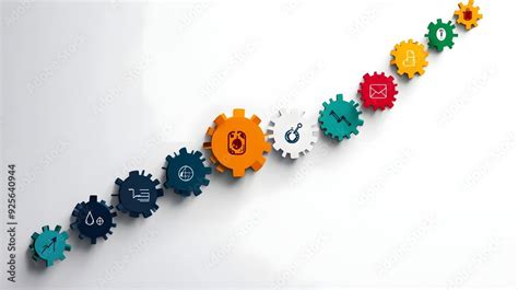 Simple And Modern Flat Design Infographic Illustrating A Step By Step