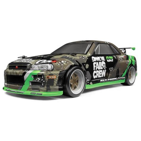 HPI 120101 1 18 Micro RS4 Drift Fail Crew Nissan Skyline R34 GT R 4WD RTR Car Hobbies Galore