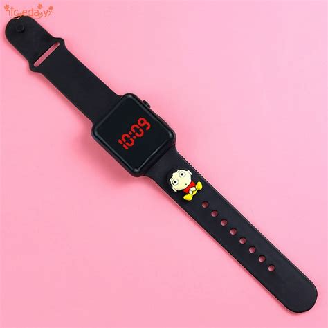 Reloj Led Led De Dibujos Animados De Los Niños Impermeable Reloj