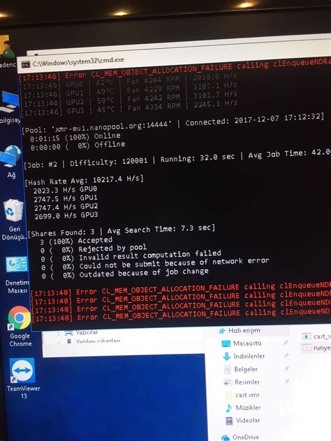 CAST XMR ERROR Error Cl Mem Object Allocation Failure Calling