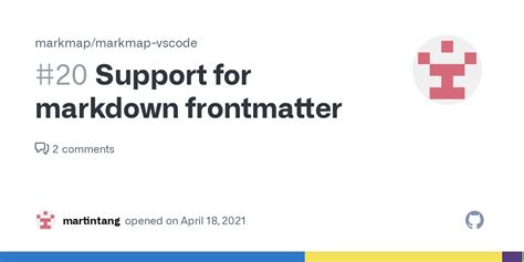 Support For Markdown Frontmatter · Issue 20 · Markmapmarkmap Vscode