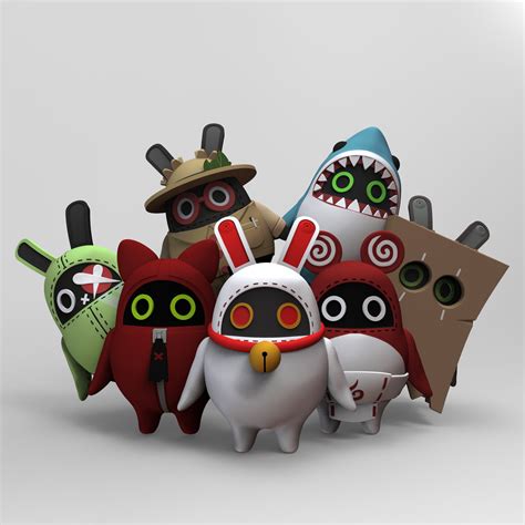 💤 Zenless Zone Zero Bangboo Pack 1 7 Bangboo And 2ver Base・ 3d