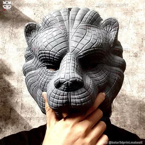 3d Printed Squid Game Mask Vip Lion Mask 3d Print Model • Made With