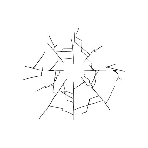 Premium Vector Doodle Crack Wall Crack Illustration