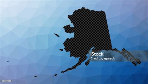 알래스카 기하학적지도 0명에 대한 스톡 벡터 아트 및 기타 이미지 0명 기하 도형 낮음 Istock