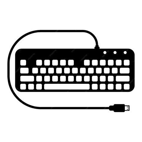 Premium Vector Computer Keyboard Symbol Icon Logoillustration Design