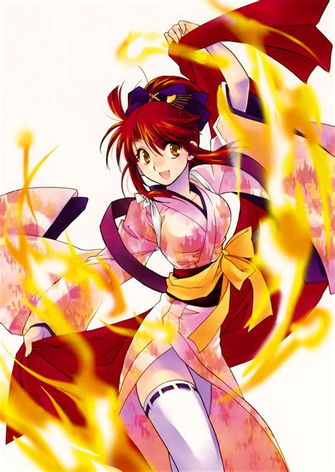 Kannagi Ayano Kaze No Stigma Drawn By Nanto Hanamaru Danbooru