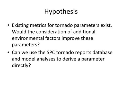 Ppt The Ingredients Based Tornado Parameter Powerpoint Presentation