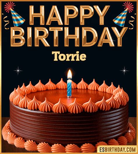 Happy Birthday Torrie  🎂 Animated Images Wishes And Music 【27 S】