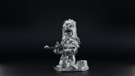 Stl File Chewbacca Chibi ・model To Download And 3d Print・cults