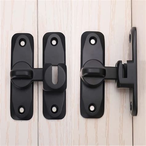 Lot De 2 Verrous De Porte Coulissante De Grange Loquets De Porte De