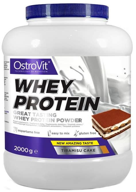 Протеин Ostrovit 100% Whey Protein 2000g Tiramisu, купить по выгодной ...