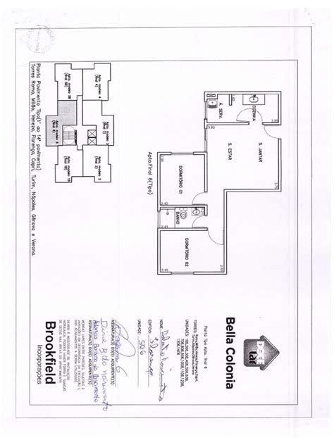 Planta Apartamento T4 Ap506 Pdf
