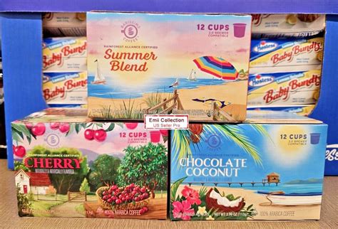 Barissimo Coffee Chocolate Coconut Summer Blend Cherry 3 99oz 113g 3 Boxes