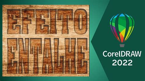Como Fazer Efeito Entalhe No Corel DRAW YouTube