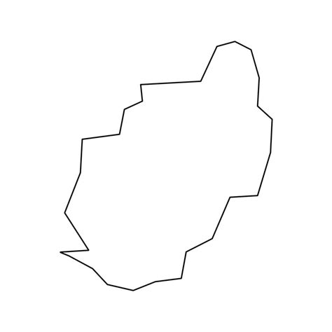 Harare City Map Administrative Division Of Zimbabwe Vector