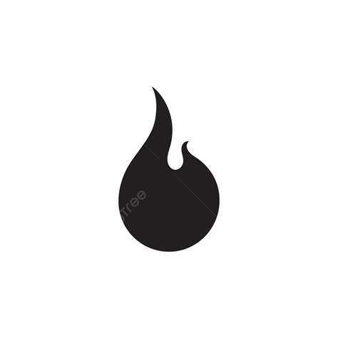 Ikon Nyala Api Vektor Desain Seni Energi Cahaya Vektor Seni Energi