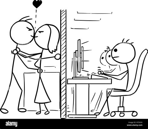 Kissing Stick Figures Clipart Romantic Love Love Romance People