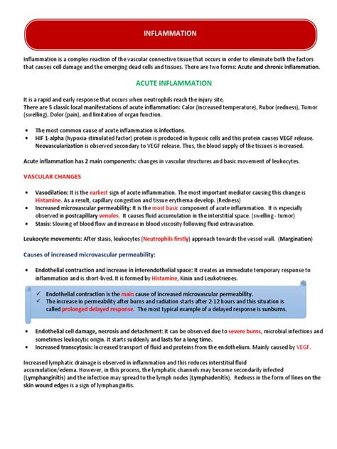 Pathology Book Chapter 2 Inflammation Hk Pdf Inflammation