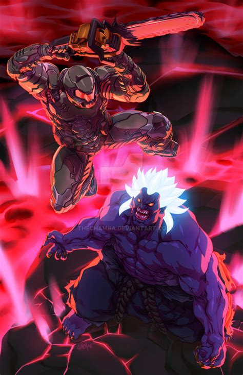 Chamba Akuma Street Fighter Doomguy Kuruoshiki Oni Doom Series