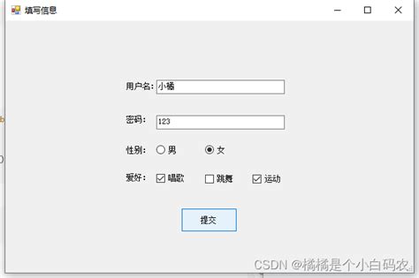 自学c 6winform两个窗体的切换输入文本框的信息不能为空winform文本框不能判空 Csdn博客