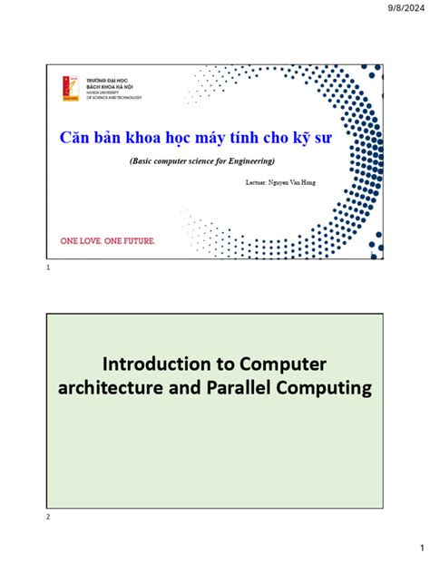 Lecture2computerarchitecturecourse20241 Pdf Parallel