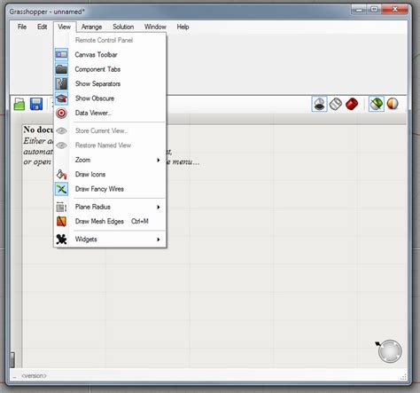 Component Tabs Gone Grasshopper