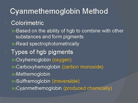 Other Hematological Procedures Introduction Structure Of Hemoglobin Two