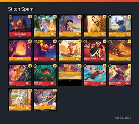 Stitch Spam Lorcana Deck Lorcanagg