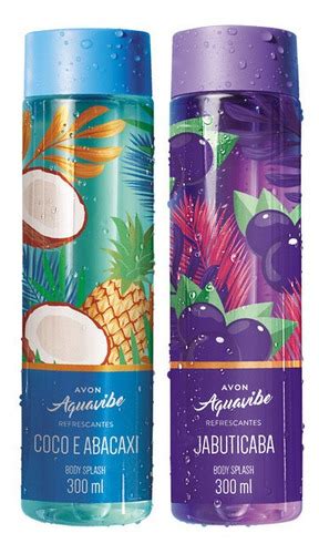 02 Colônias Refrescantes Aquavibe Avon 300ml Escolha A Sua