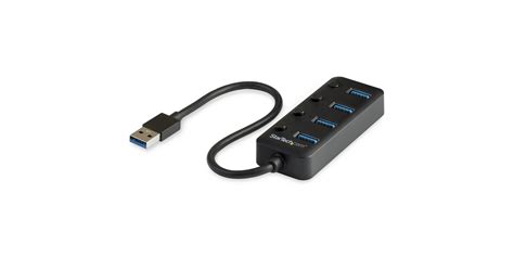 StarTech Com 4x USB A Port Hub USB 3 0 USB Bus Powered RS Components Indonesia