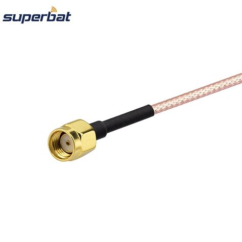 Superbat Rf N Type Female Jack Bulkhead O Ring To Rp Sma Male Plug