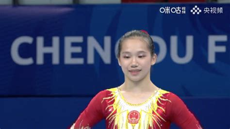 成都大运会体操女团决赛第二场，中国女团登场成都大运会体操自由操新浪新闻