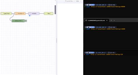 Running A Flow Triggered Via Concurrently General Node Red Forum