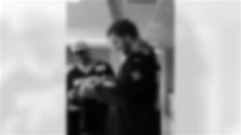 Photos Trevor Penning Luke Fortner Visit The Gayle And Tom Benson